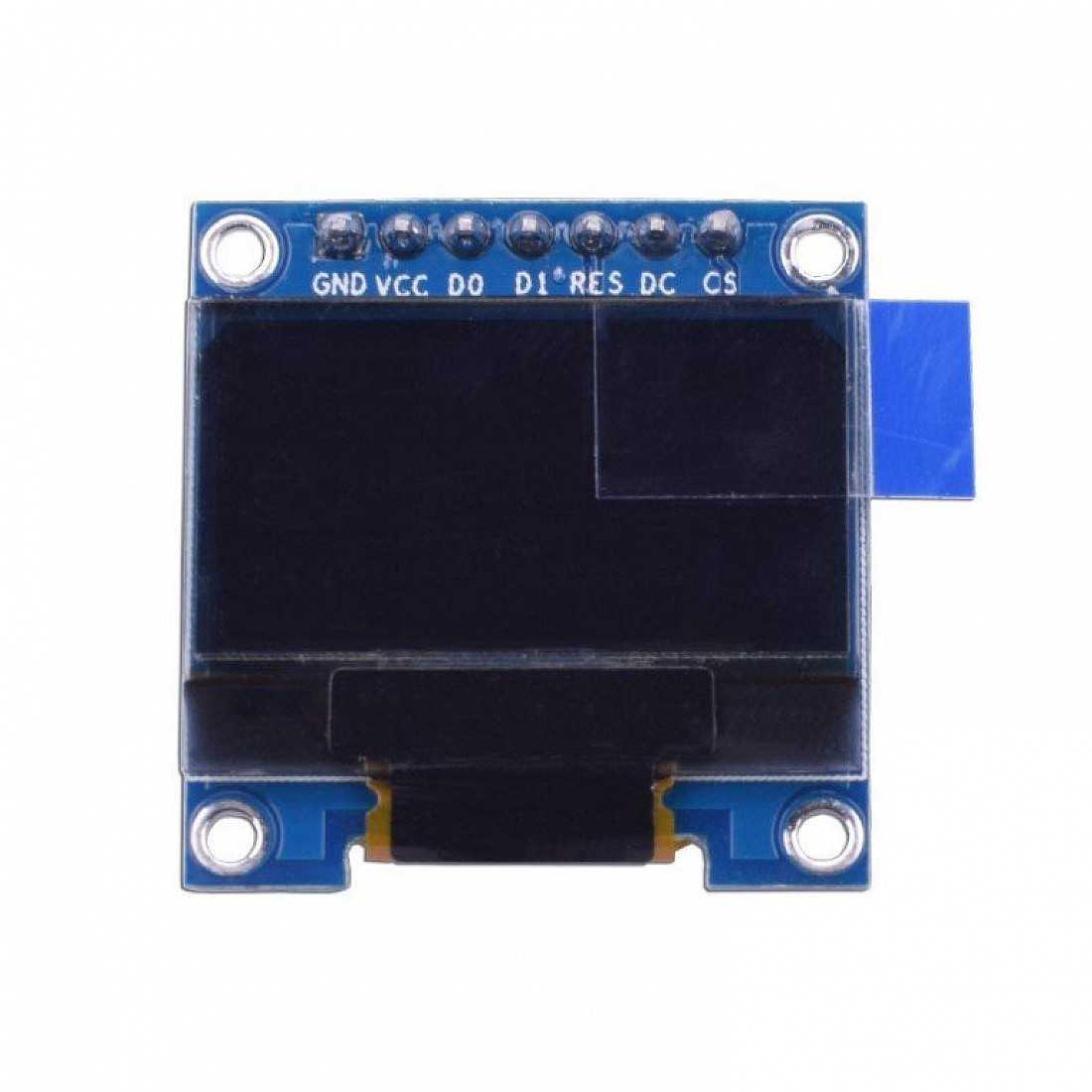 0.96 Inch SPI/I2C OLED 128×64 Display Module 7 Pin - Blue