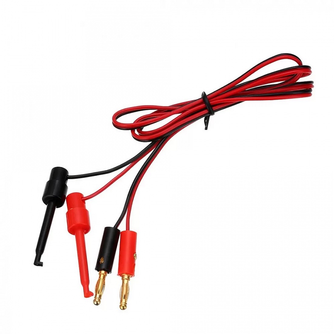 1 Pair Banana Plug to Test Hook Clip for Multimeter