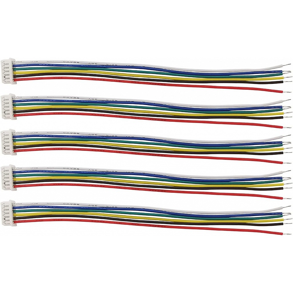 1.25mm Single Head DuPont Terminal Wire 6 Pin