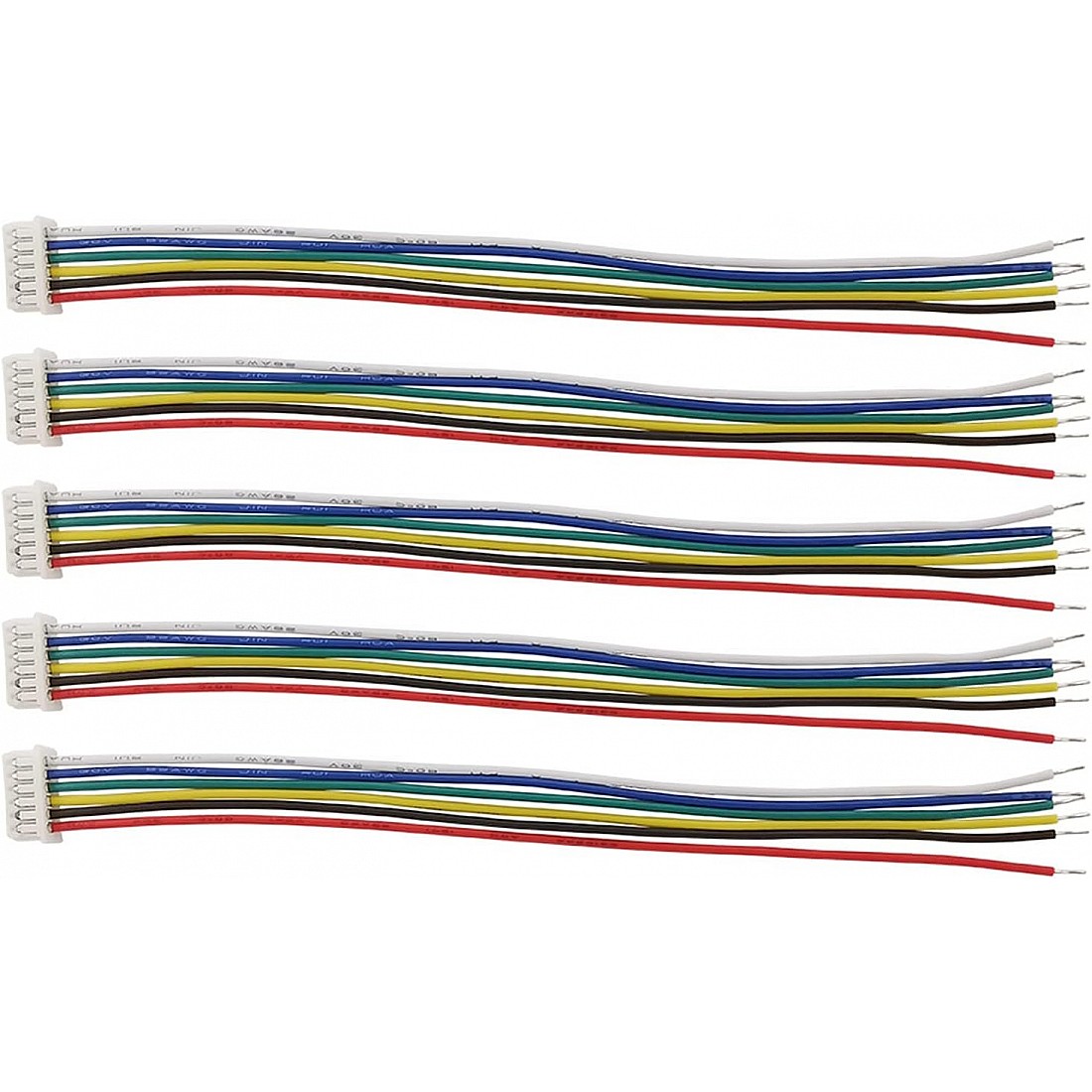 1.25mm Single Head DuPont Terminal Wire 6 Pin