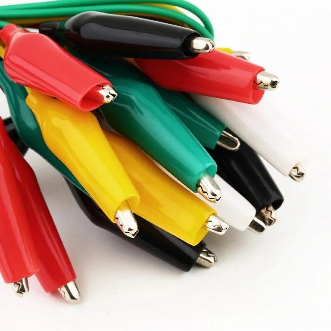 10 pcs of Double ended Crocodile Alligator Clips DIY test