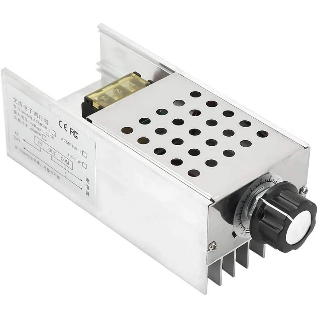 10000W SCR Voltage Regulator - AC Dimmer & Motor Speed Controller