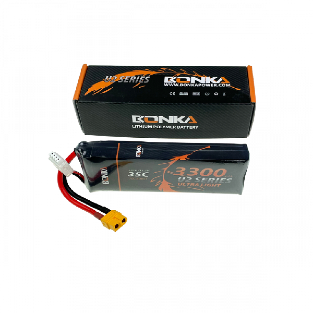 11.1v 3300mAh 35C 3S1P Bonka Lipo Battery - High Quality