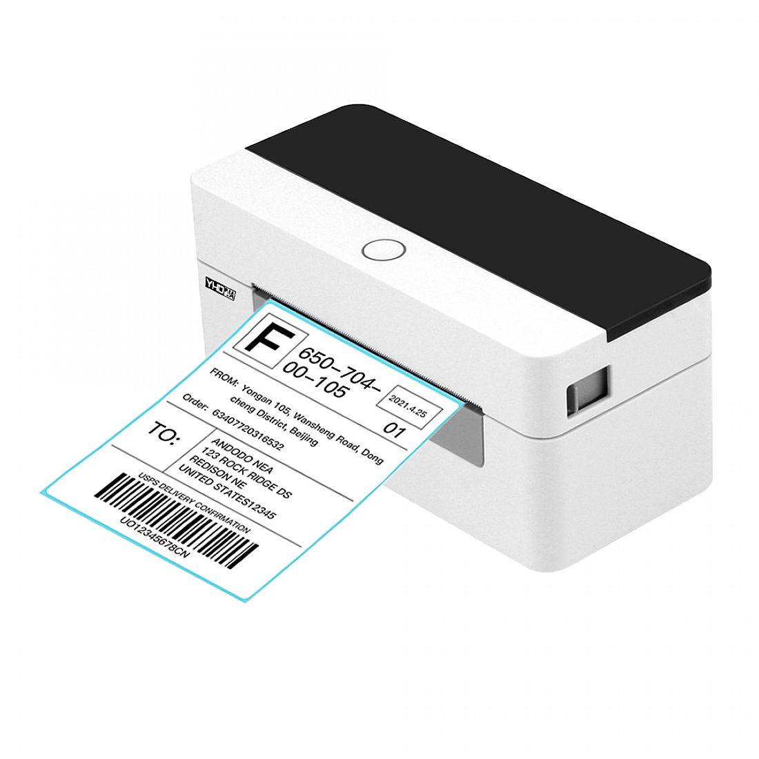 110mm 4X6 inch Best Shipping Label Printer Thermal Line Dot Barcode ...