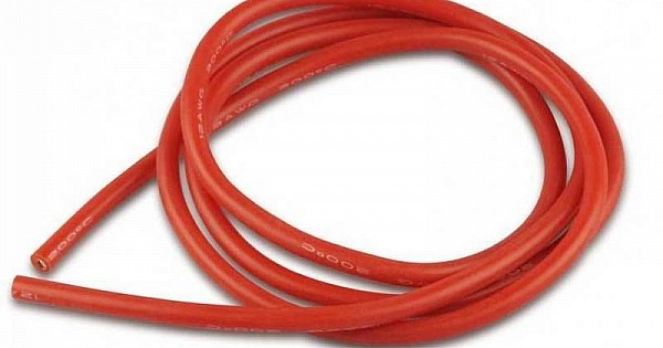 12AWG High Quality Red Silicon Wire - 1Meter