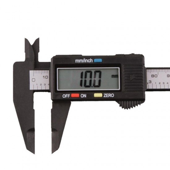 150mm/6Inch LCD Digital Electronic Carbon Fiber Vernier Caliper Gauge ...
