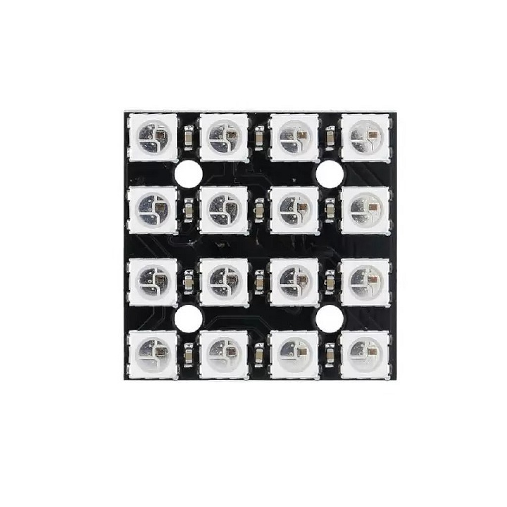 16 bit WS2812 5050 RGB LED Built-in Full Color Driver Colored Light Square