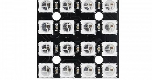 Arduino Canbus WS2812B 5050 RGB LED 4x4 16-Bit Module With Integrated ...