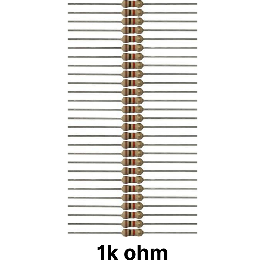 1K ohm Resistor(Pack of 50)
