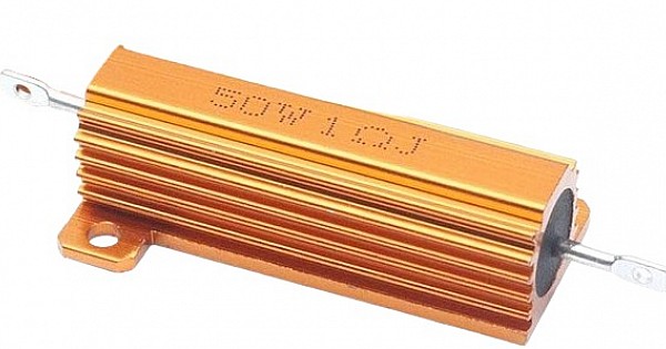 1Ω-50W Aluminum Metal Shell Case Wirewound Resistor