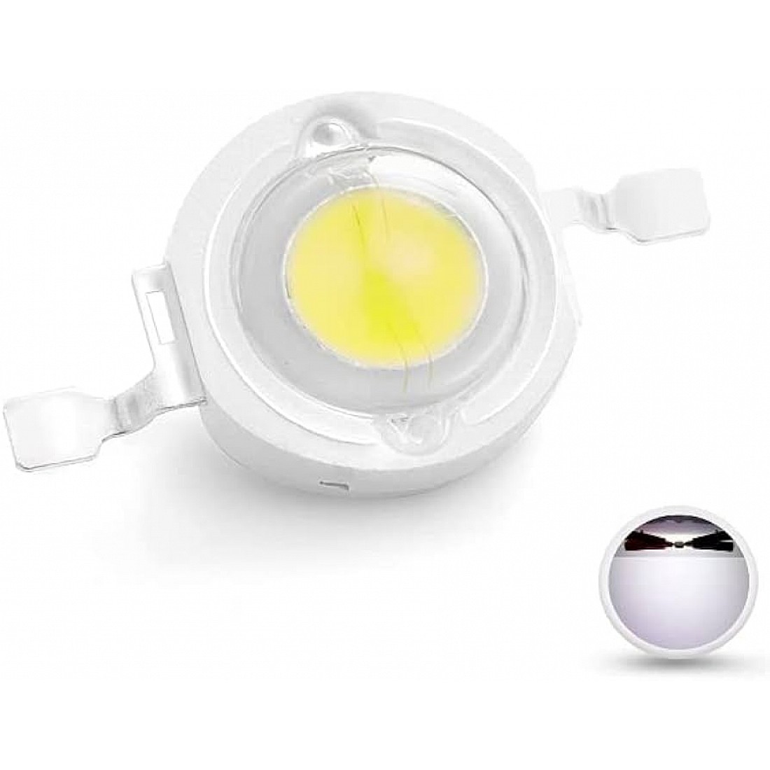 1W 3000-15000K High Power White SMD LED Light Beads | PureWhite