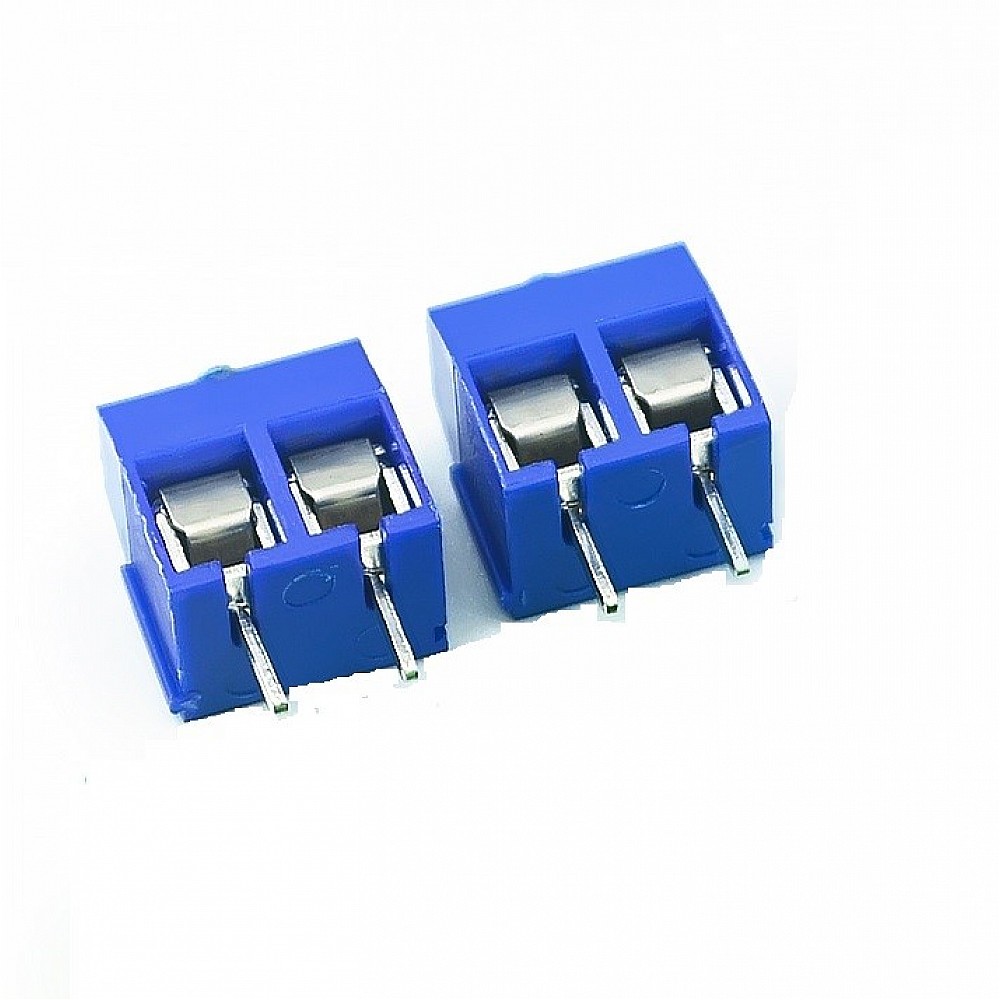 2 Pin 5.08mm Pitch Pluggable Screw Terminal Block Connector - Blue