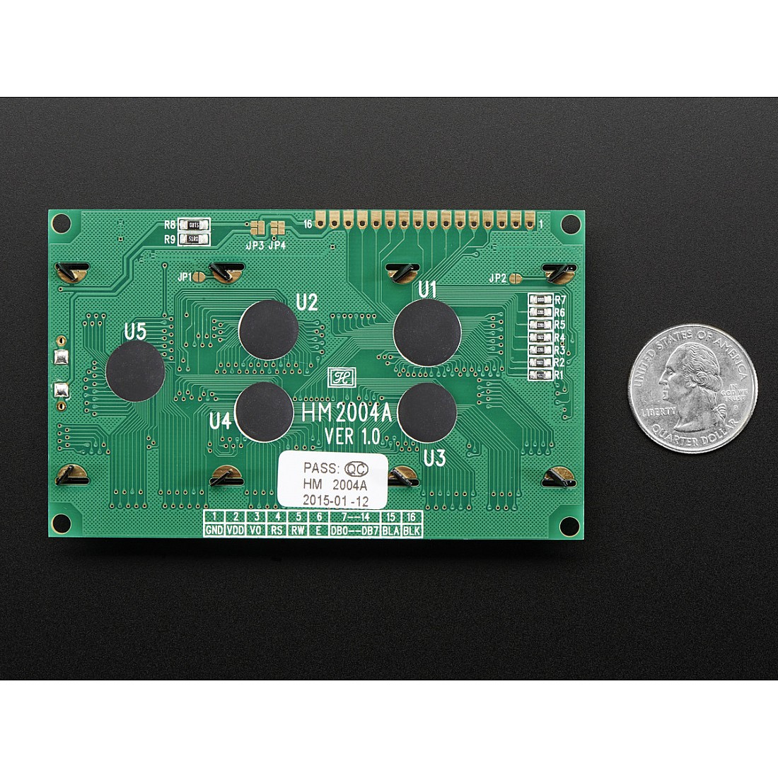 20X4 Parallel LCD Display with Blue Backlight - LCD2004