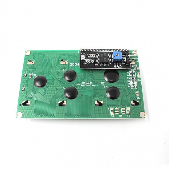 20X4 Parallel LCD Display with Green Backlight - LCD2004