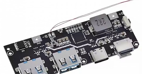 22.5W 5-port Bidirectional Fast Mobile Charging DIY motherboard kit QC4+PD3.0 For Power Bank