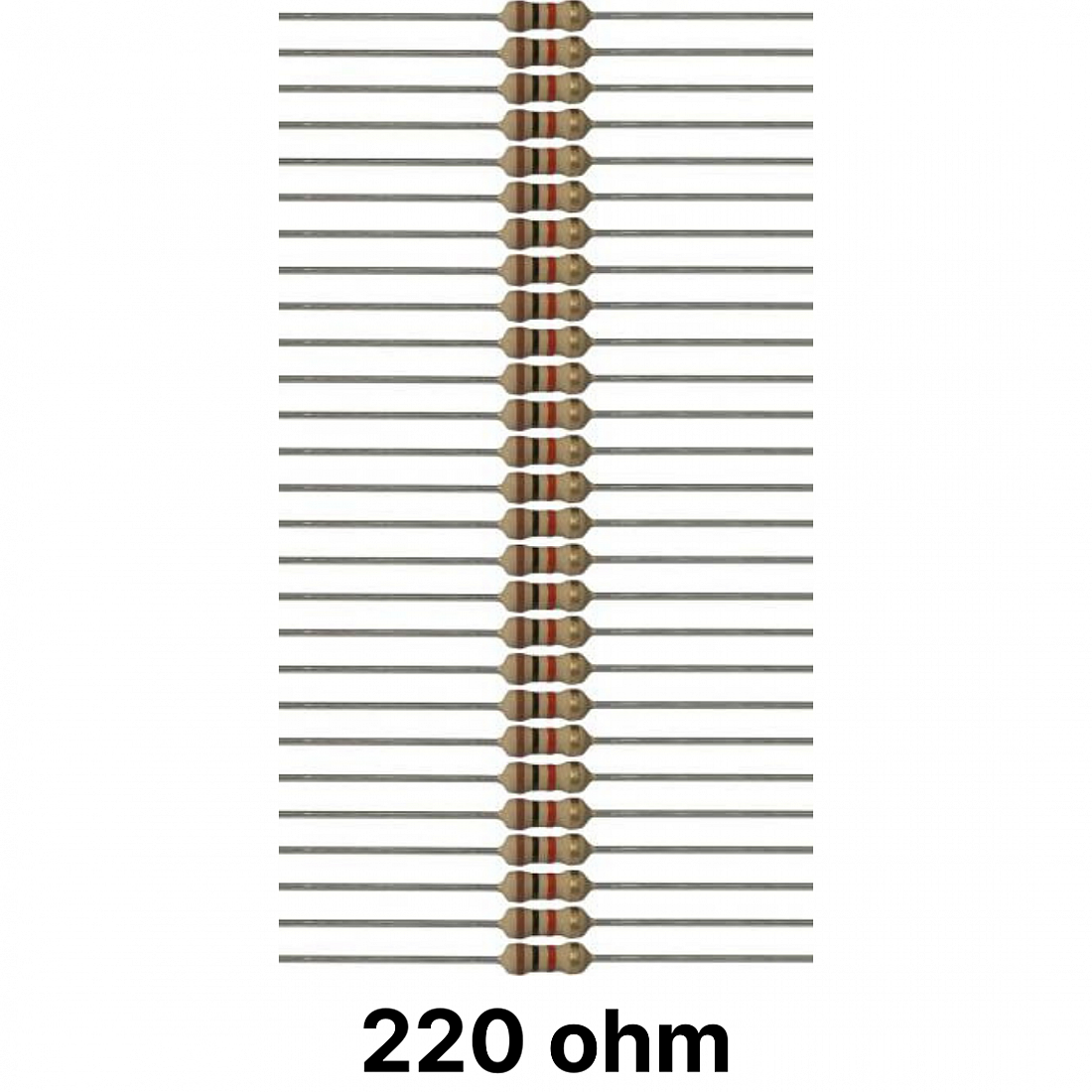 220 ohm Resistor(Pack of 50)
