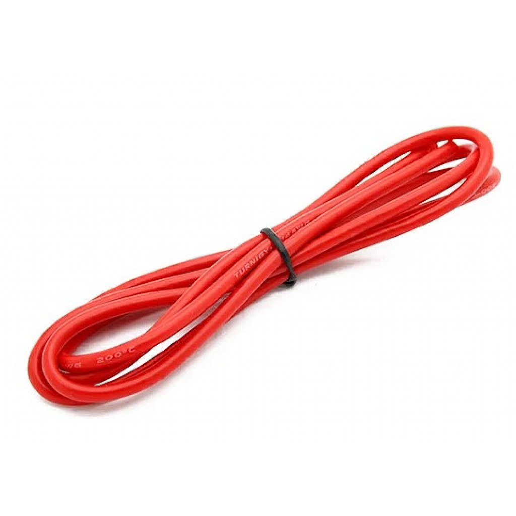 1 Meter Red Silicon Wire 14AWG Heatproof Soft Silicone Silica Gel Wire ...