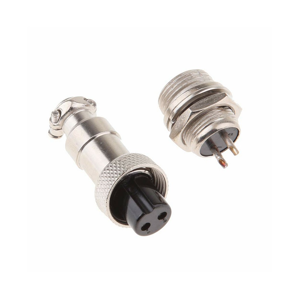 2Pin RS765/GX12 Aviation Plug Connector Set