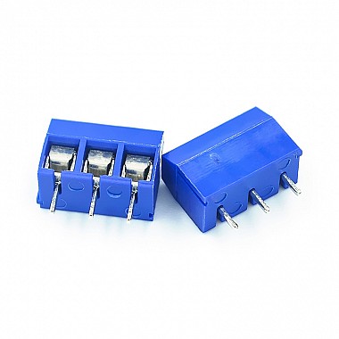 2 Pin 5.08mm Pitch Pluggable Screw Terminal Block Connector - Blue