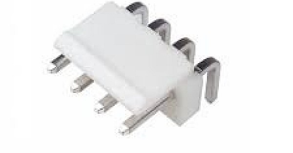 3.96mm Spacing 4 Pin Curved Header Connector