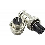 3Pin RS765/GX12 Aviation Plug Connector Set
