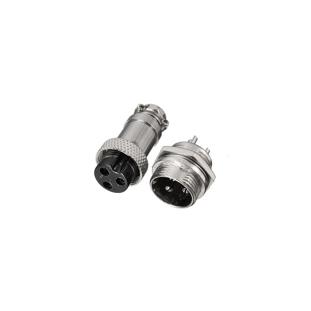 3Pin RS765/GX12 Aviation Plug Connector Set