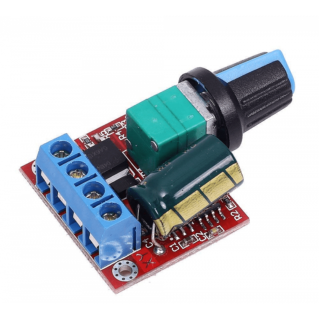 4.5-35V 5A PWM Adjustable DC Motor Speed Regulator Control Governor ...