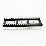 40 Pin Wide Machine tooled IC Socket (Round IC Base)
