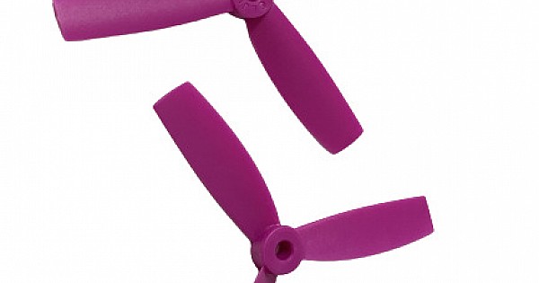 4045 3 blades Propeller (CW +CCW) purple