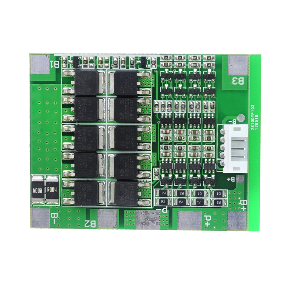 4S 30A 18650 BMS Lithium Battery Protection Board 14.8V 16V with Cable