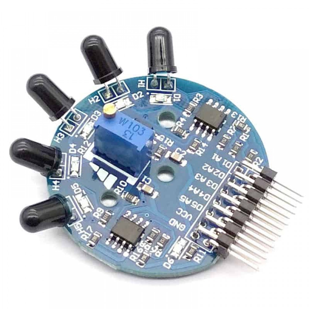 5 Channel IR Flame Detector Sensor