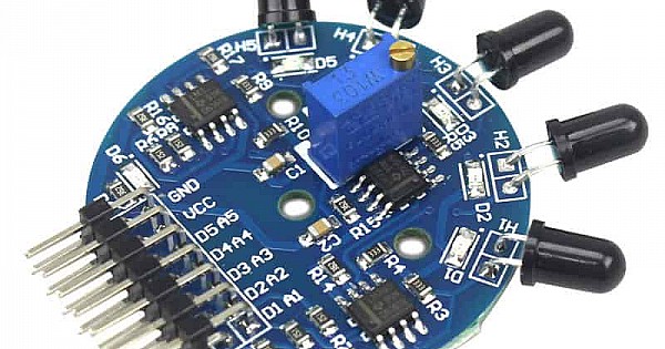 5 Channel IR Flame Detector Sensor