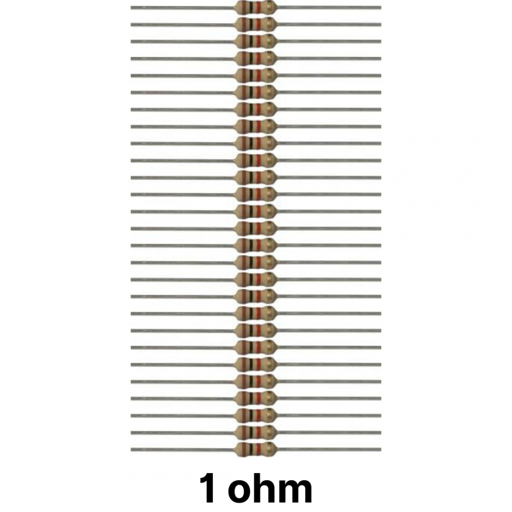 50 piece of 1 ohm Resistor