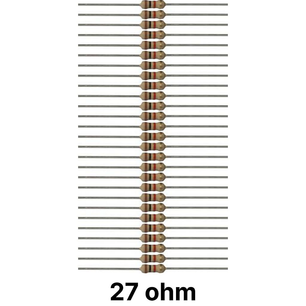50 piece of 27 ohm Resistor