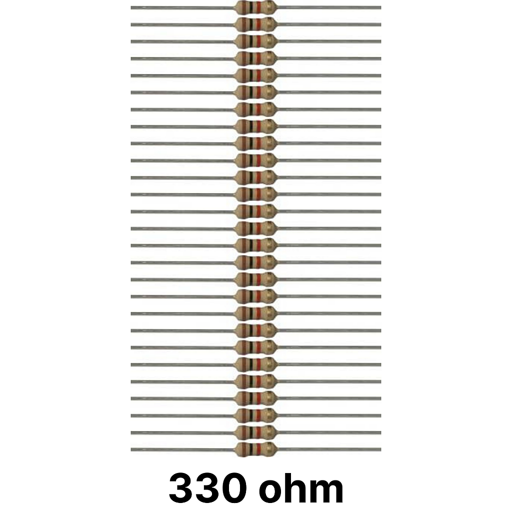 50 piece of 330 ohm Resistor