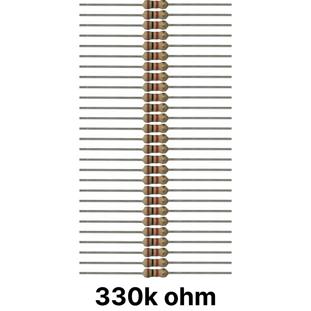 50 piece of 330K ohm Resistor
