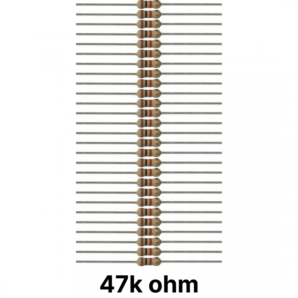 50 piece of 47K ohm Resistor