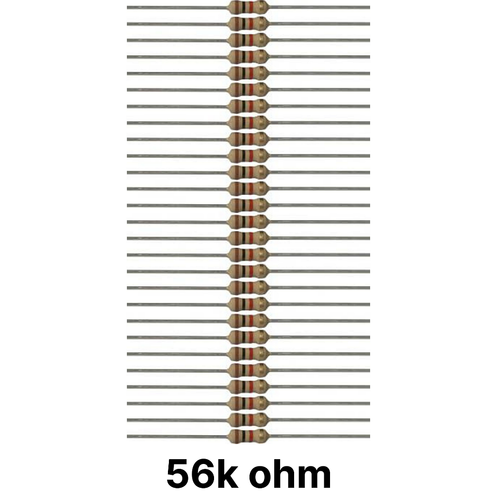 50 piece of 56K ohm Resistor