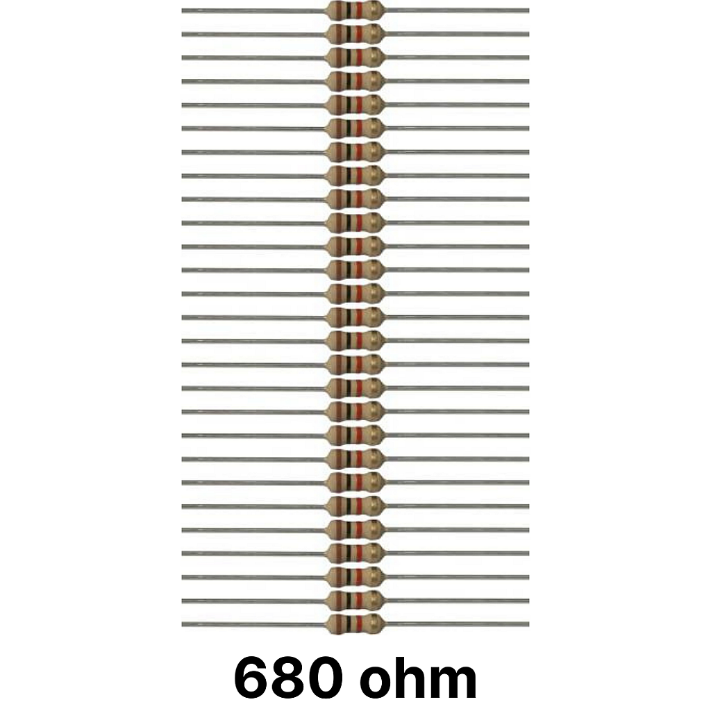 50 piece of 680 ohm Resistor