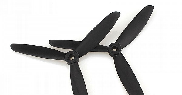 5045 (5x4.5) 3 Blade Propeller (CW +CCW) Blue