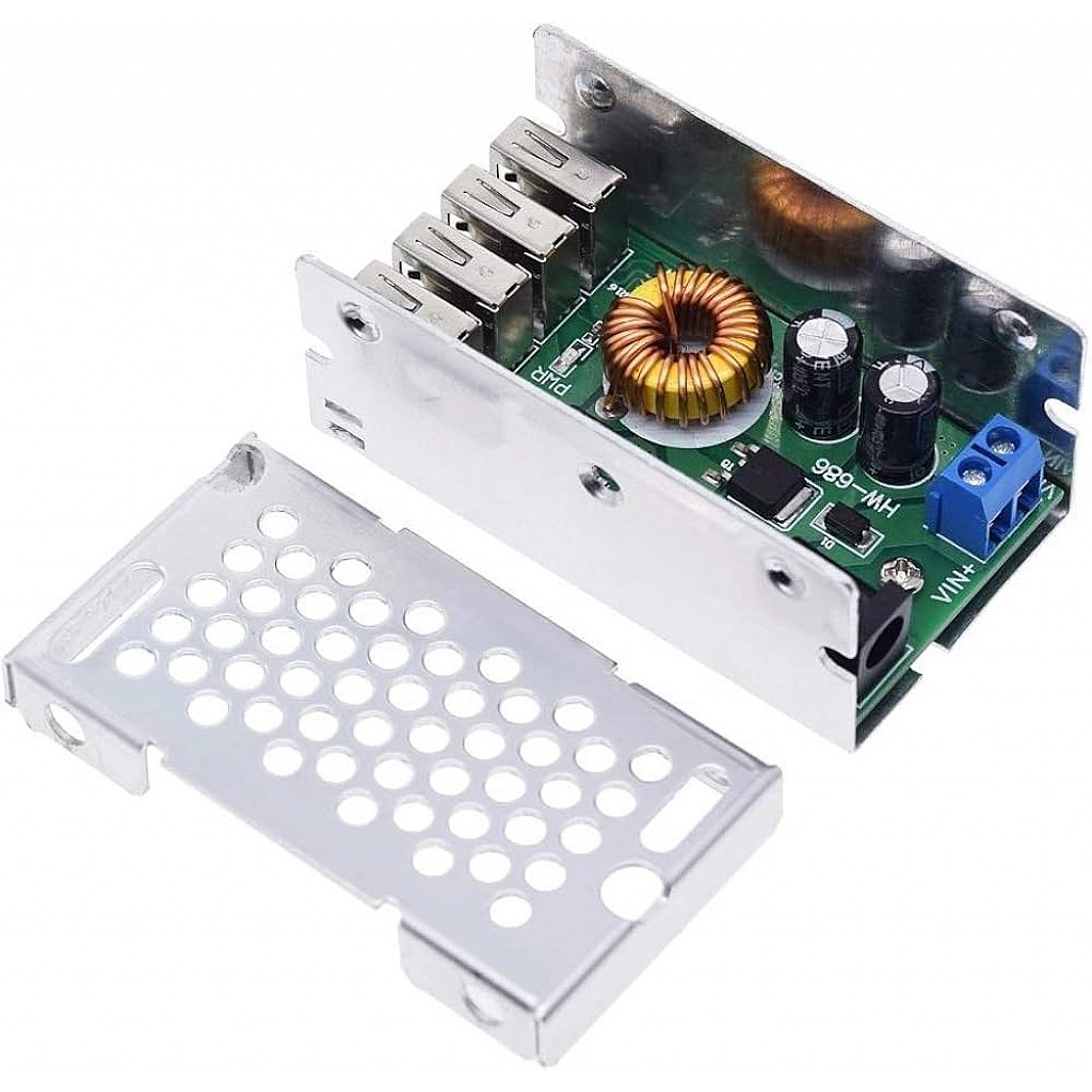 5V 5A DC-DC Buck Converter - 12V/24V to 5V 25W Power Module
