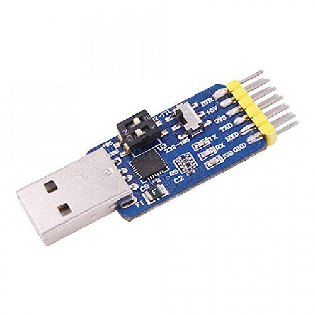 6 in 1 CP2102 USB to TTL RS232 USB TTL to RS485 Mutual Convert Module