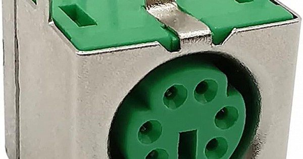 6P Green PS-2 Socket for Keyboard and Mouse