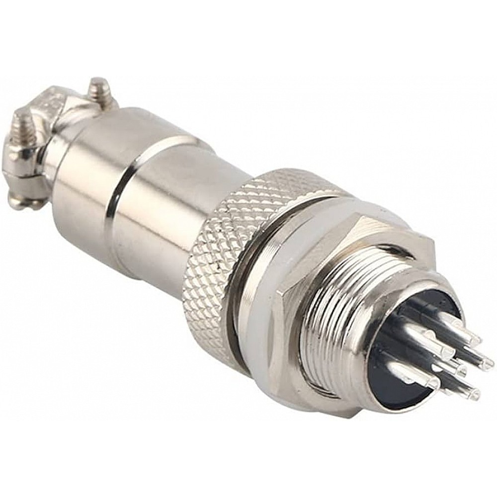 6Pin RS765/GX12 Aviation Plug Connector Set