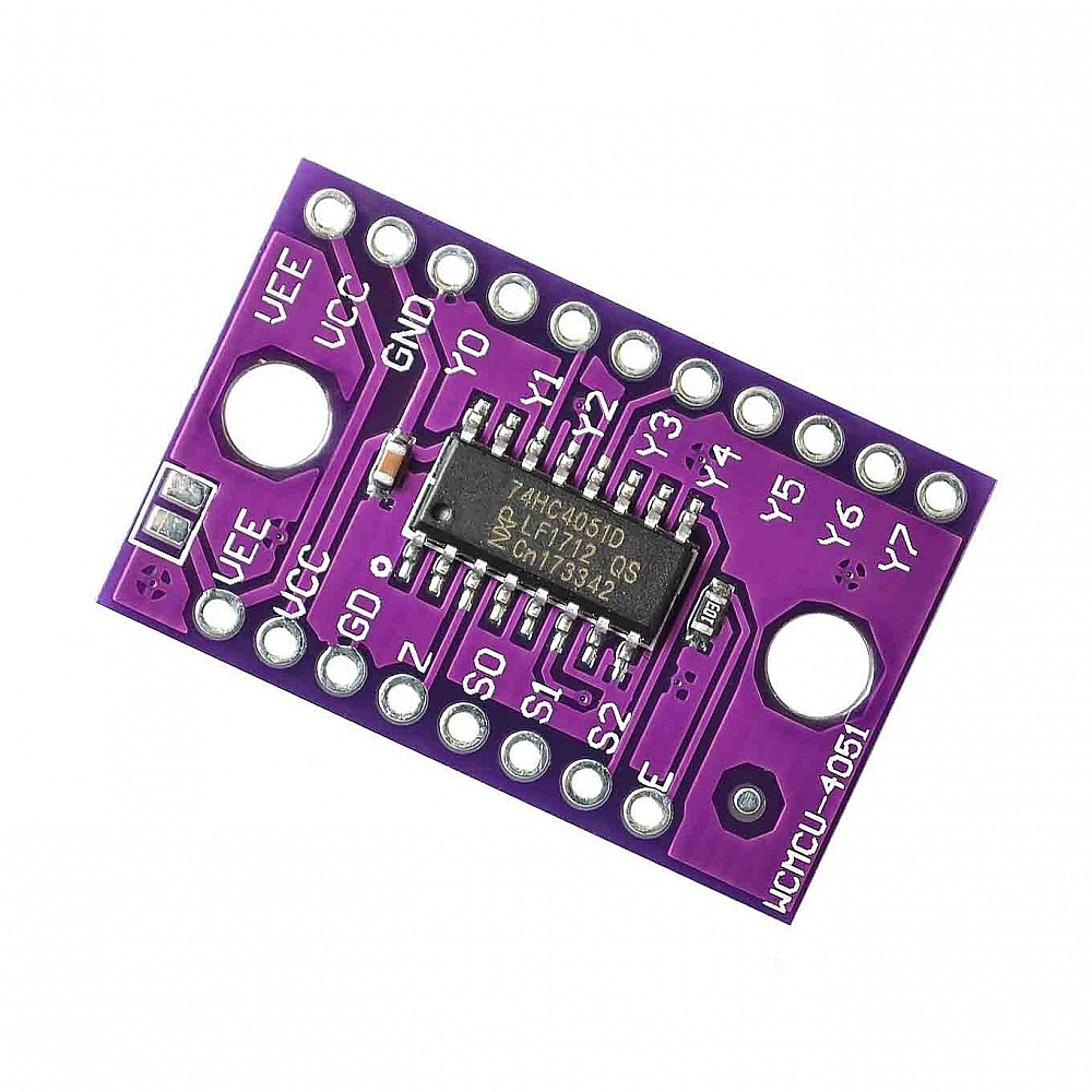 74HC4051 8 Channel Analog Multiplexer/Demultiplexer Breakout Board for ... 74HC4051 8 Channel Analog Multiplexer/Demultiplexer Breakout Board for ...