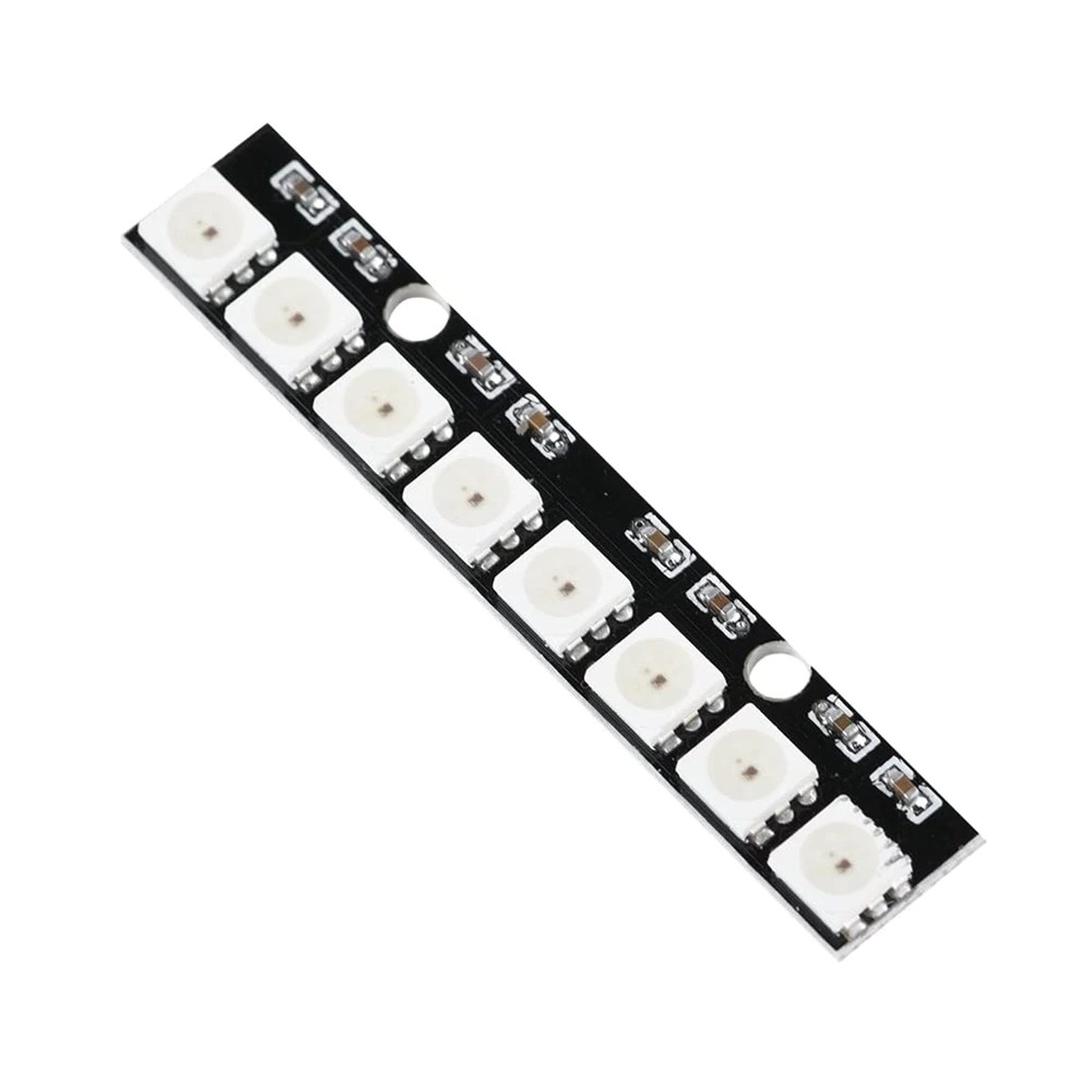 8 Bit WS2812 5050 RGB LED Built-in Full Color Driving Lights Straight ...