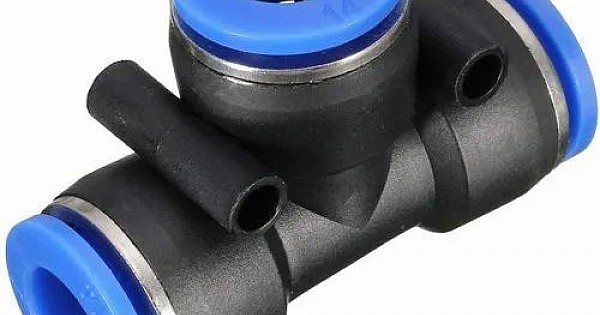 8mm T Union Pneumatic Pipe Fitting Connector