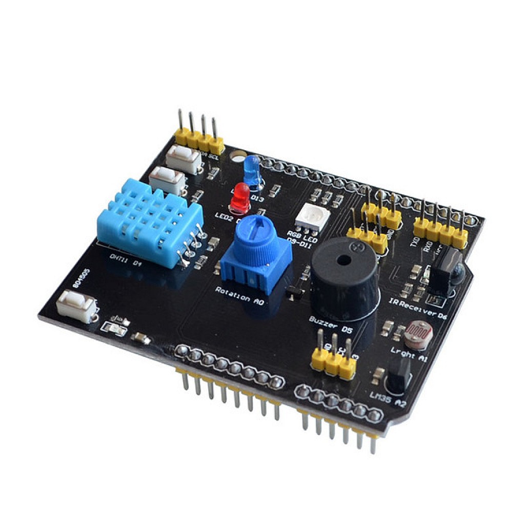 Arduino MULTIPURPOSE / MULTIFUNCTIONS shiled V1