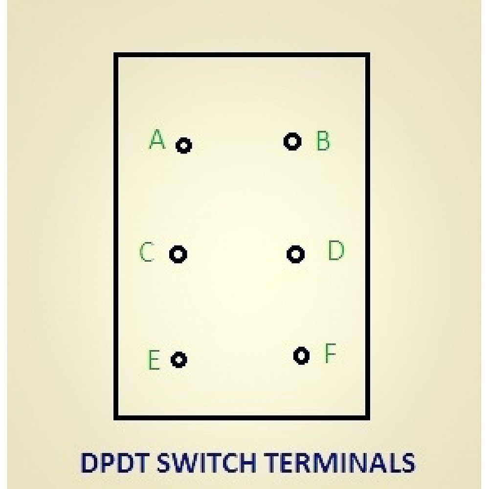 DPDT Switch for Wired Car Remot
