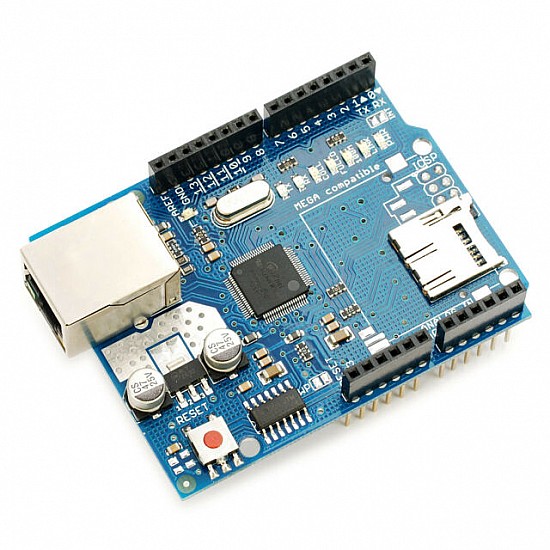 Ethernet W5100 Shield Network Expansion Board w/ Micro SD Card Slot for ... Ethernet W5100 Shield Network Expansion Board w/ Micro SD Card Slot for ...